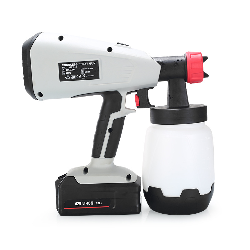 Newly upgraded handheld lithium battery spray gun 42V high voltage ...